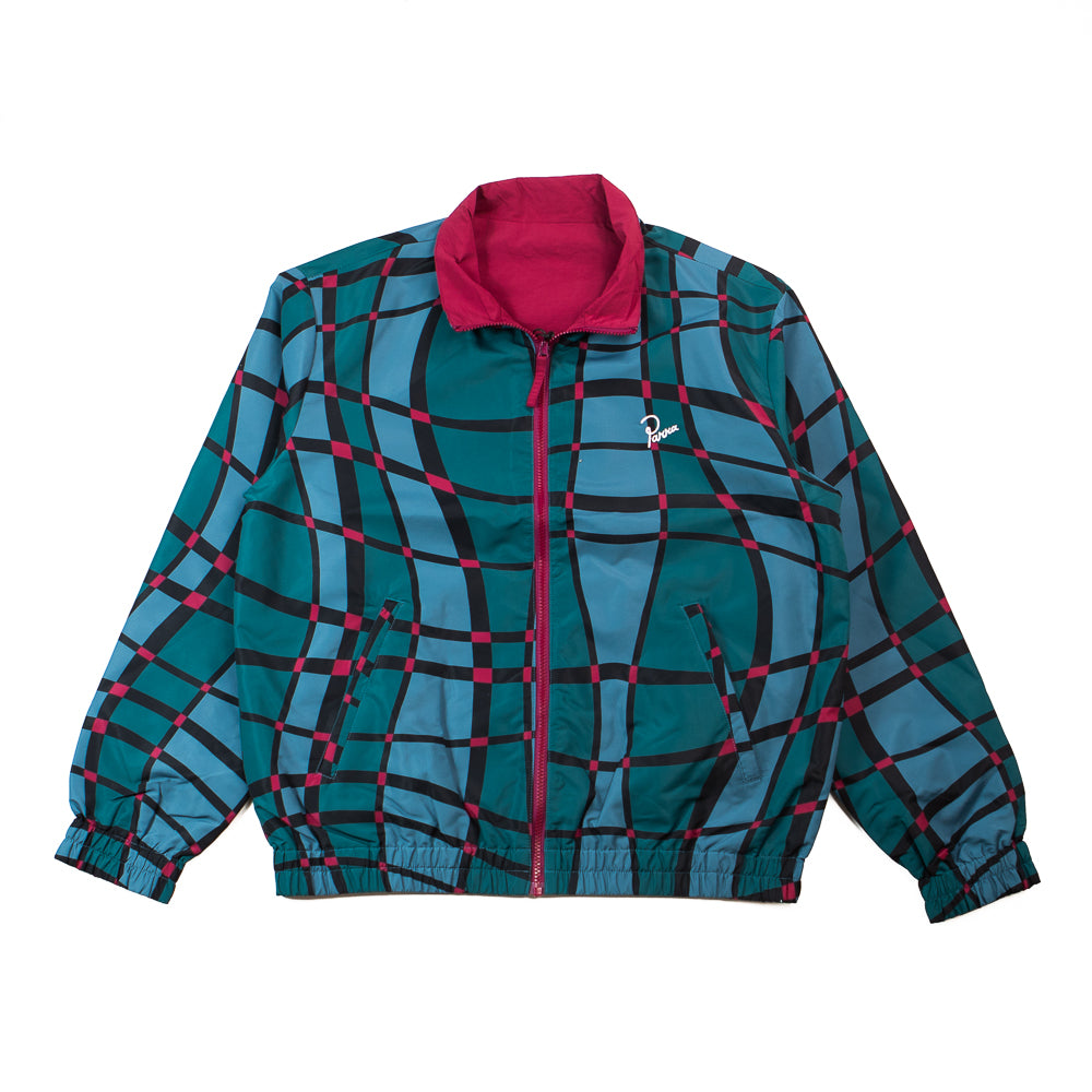 Squared Waves Pattern Track Top (Multi Check) – Corporate