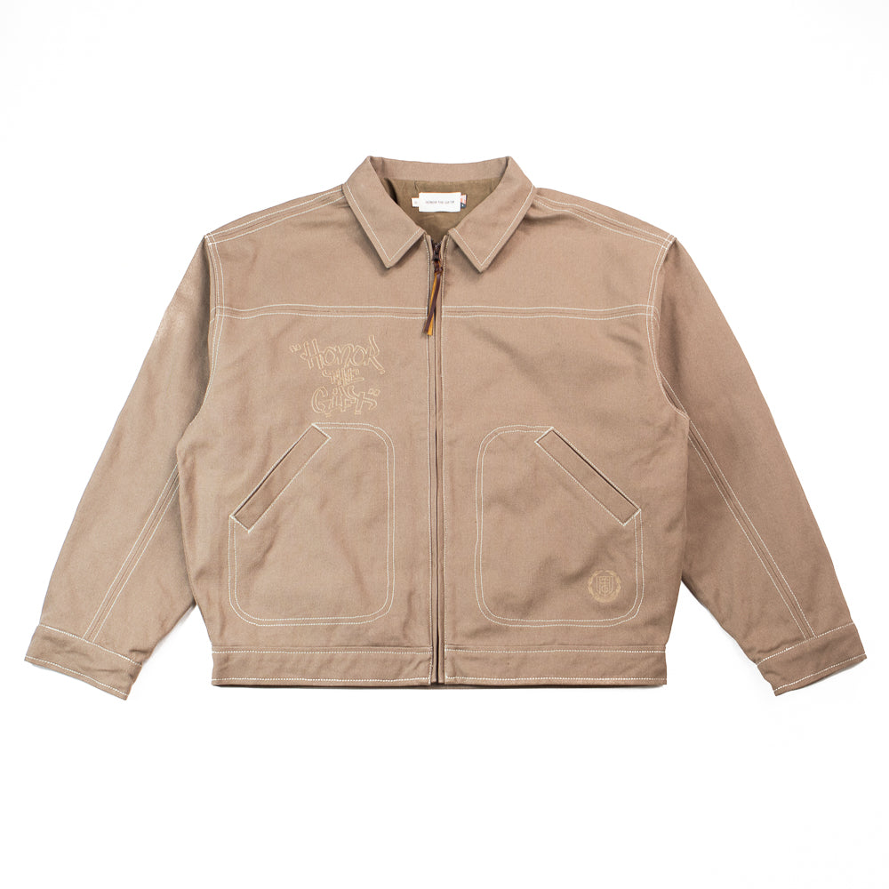 Script Carpenter Jacket (Light Brown) – Corporate