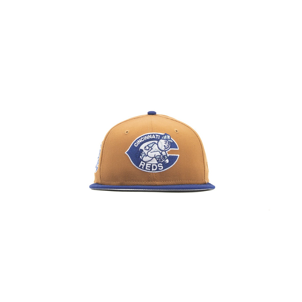 Cincinnati Reds Big Red Machine Fitted Cap (Bronze/Dark Royal) – Corporate