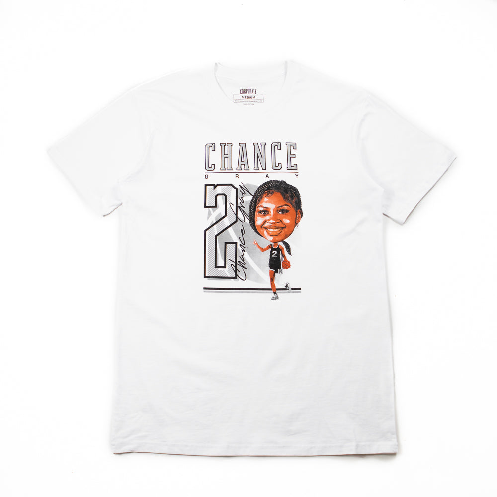 Chance Animated Tee (White) – Corporate